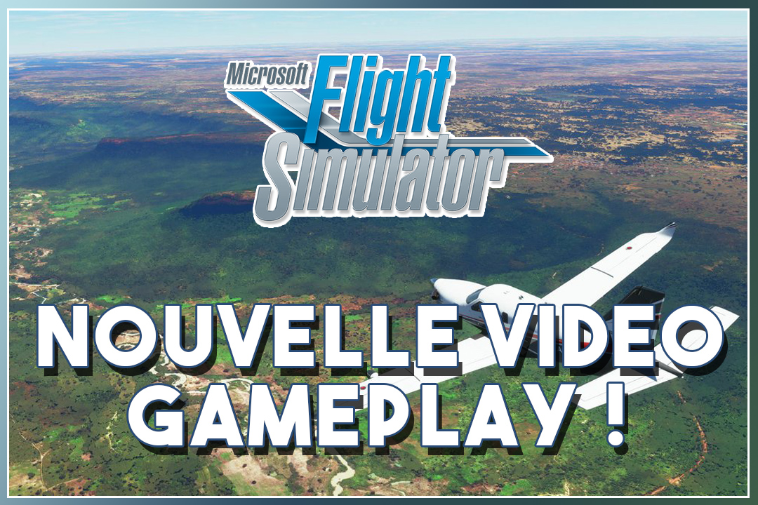 Nouvelle vidéo sur le gameplay de Flight Simulator - Conciergerie du Geek